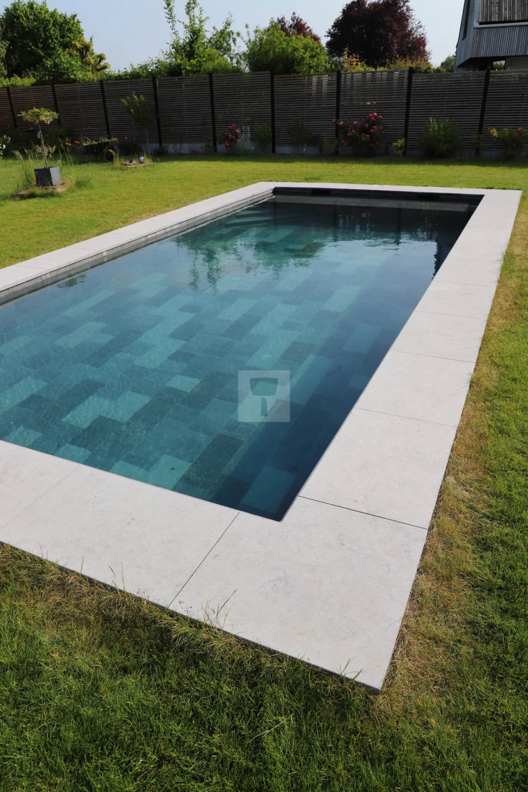 An oasis of relaxation : The river-effect swimming pool in Blue Stone ...